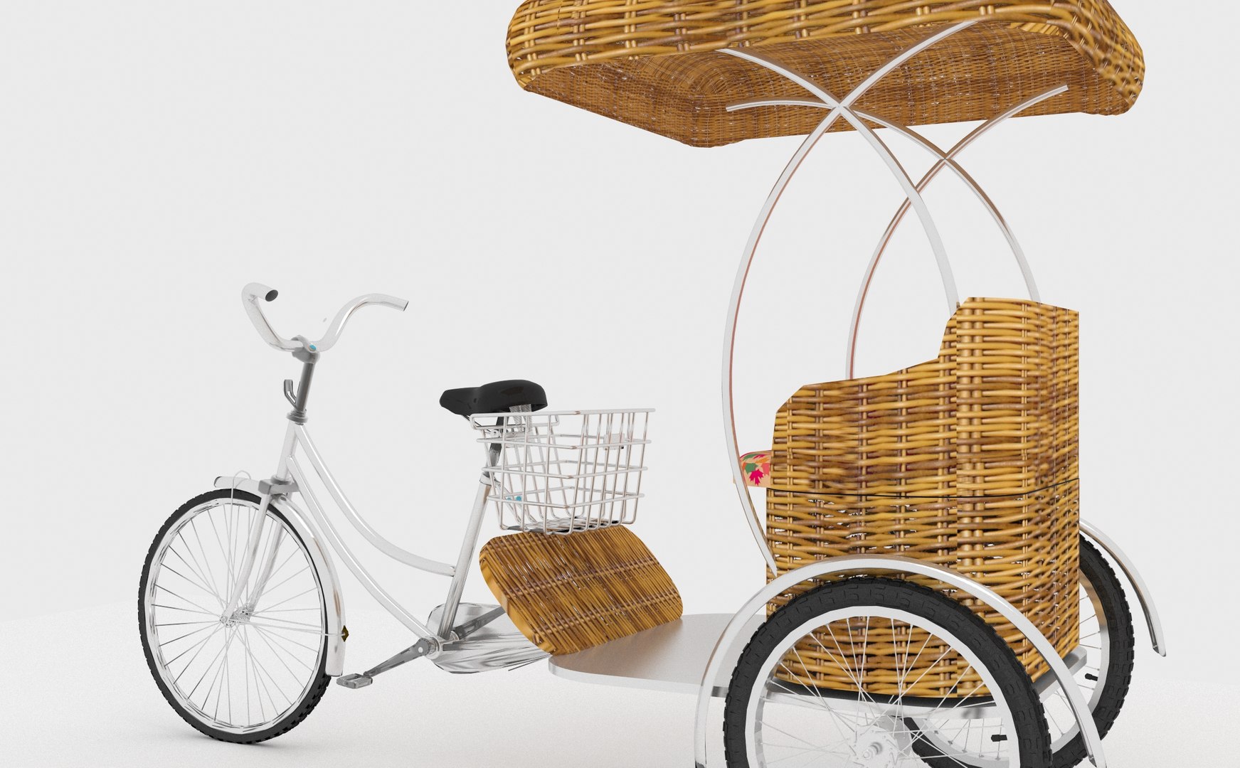 Bike Rickshaw 2 V2 3D Model - TurboSquid 1638227