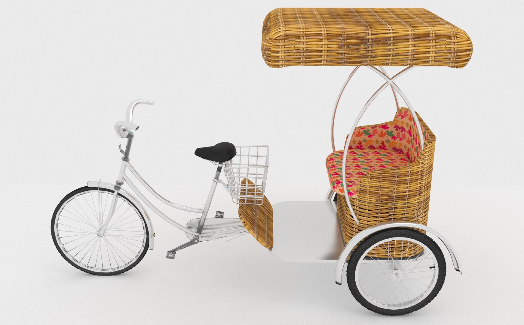 Bike Rickshaw 2 V2 3D Model - TurboSquid 1638227