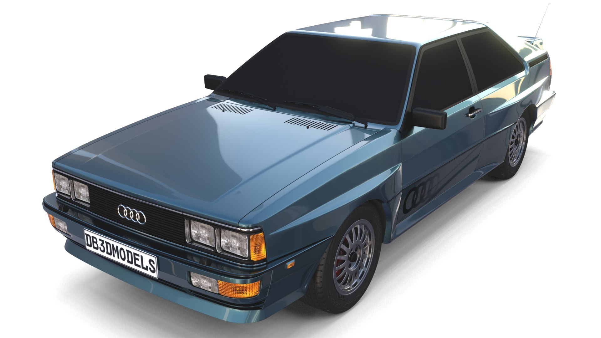 3D 1981 audi coupe quattro - TurboSquid 1247567