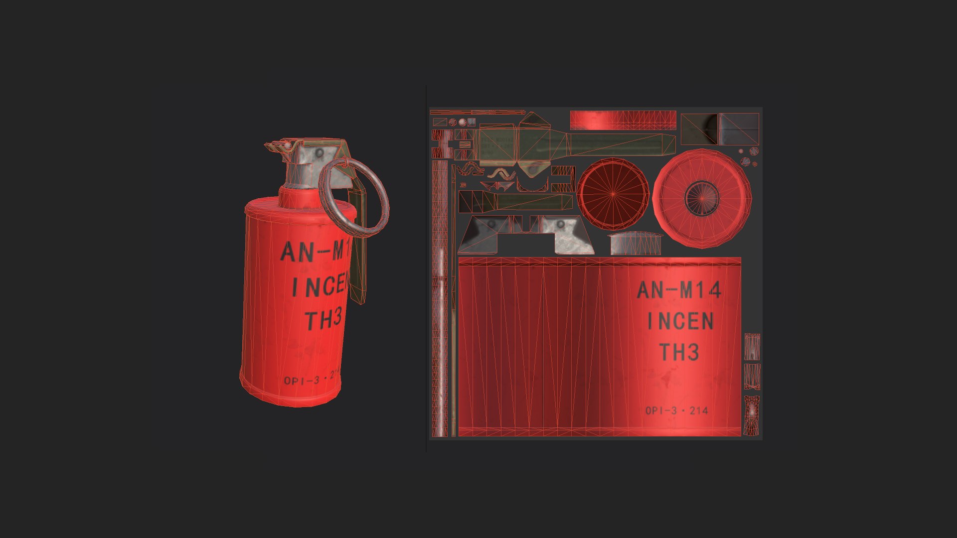 Hand Grenade 3D Model 001 3D Model - TurboSquid 2341098