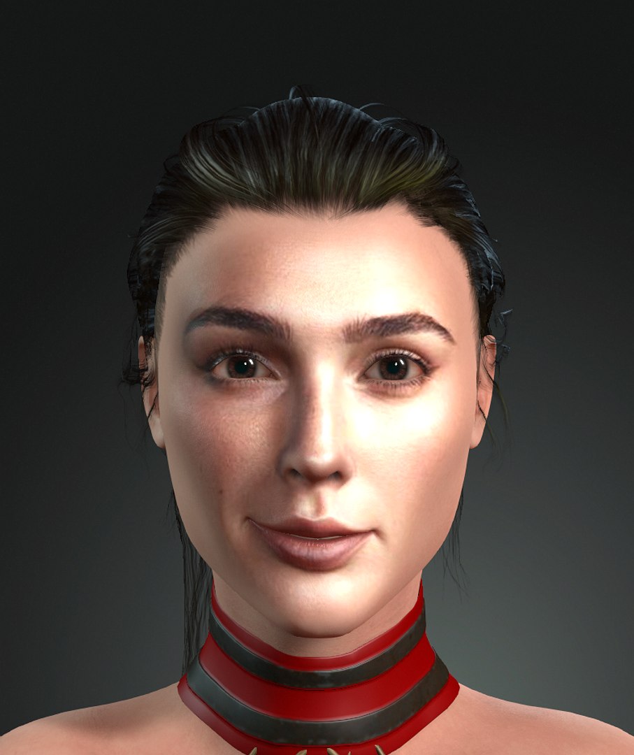 3D Gal Gadot Character Design 3D Model Ready For With Arabic Dancing ...