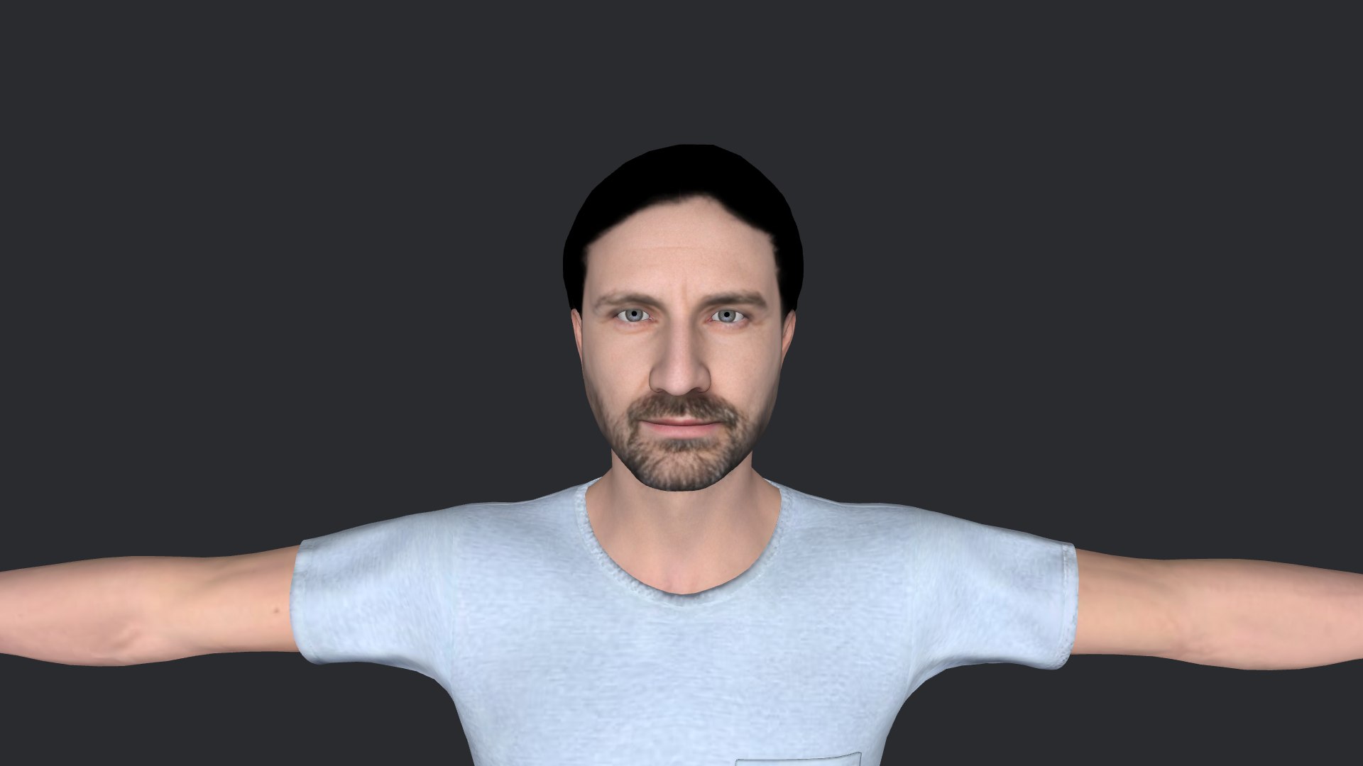 3D Alex Skarbek Hyper Realistic Full Body Fully Rigged 3D Character ...