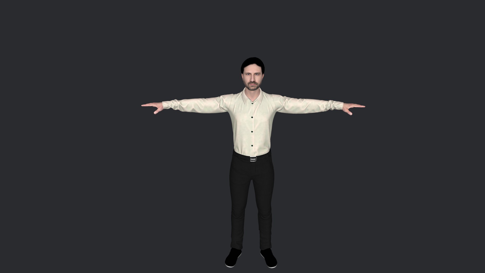 3D Alex Skarbek Hyper Realistic Full Body Fully Rigged 3D Character ...