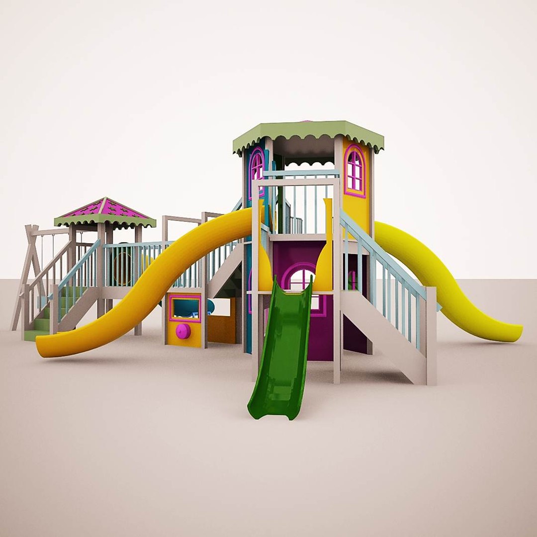 Childs Slide 3D Model - TurboSquid 1334202