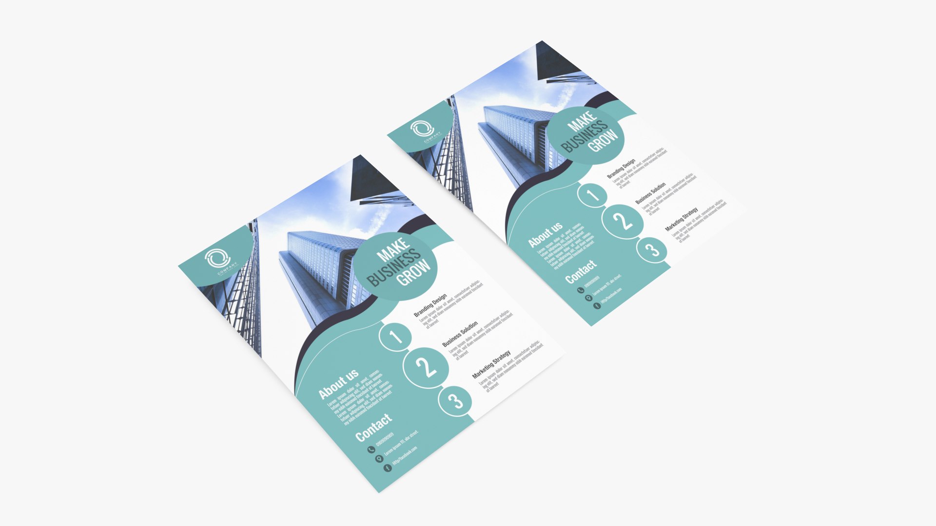 3D Flyer Design - TurboSquid 1506553