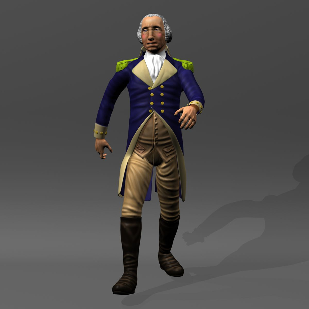 3d Model George Washington