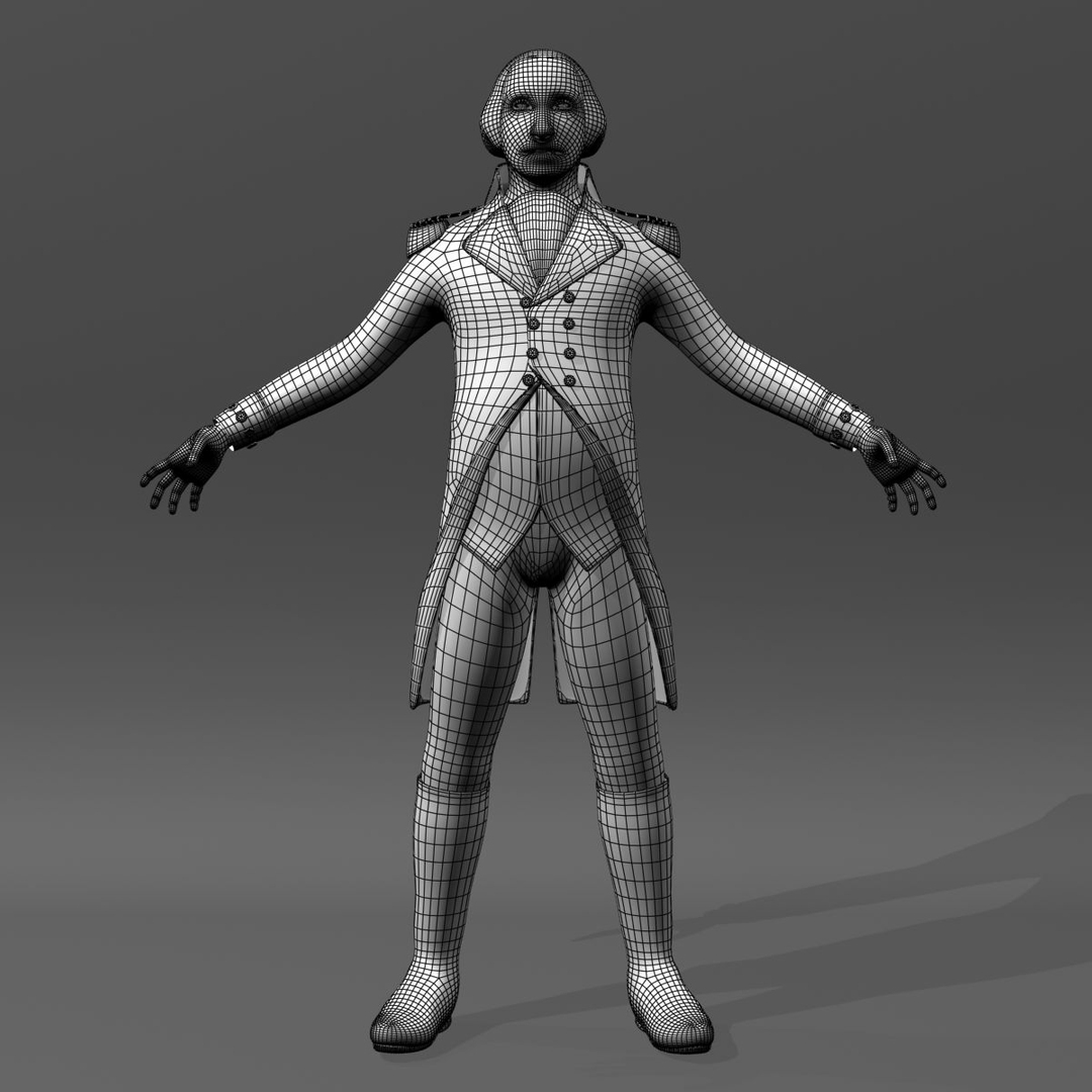3d Model George Washington