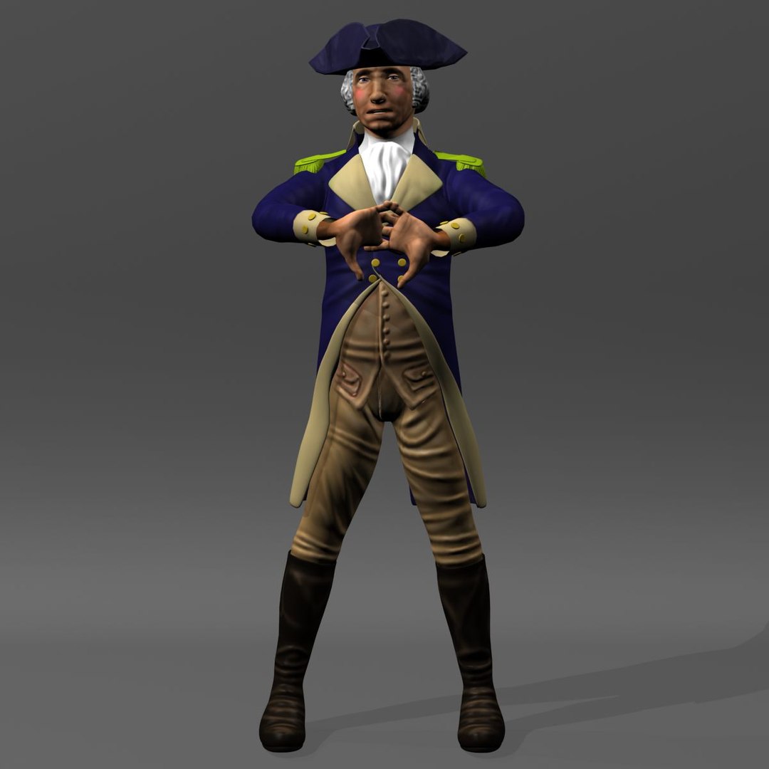 3d Model George Washington