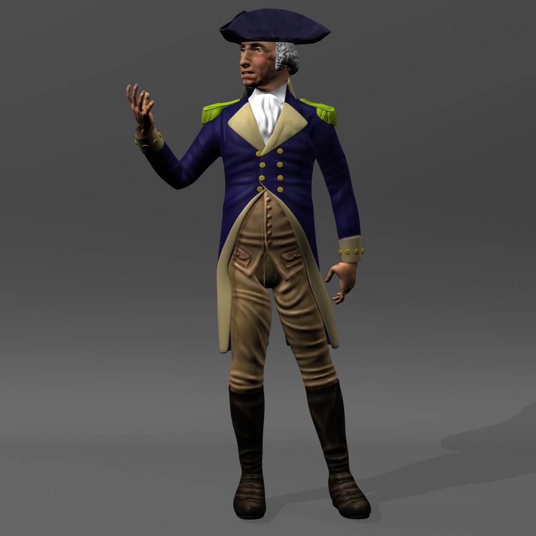 3d Model George Washington