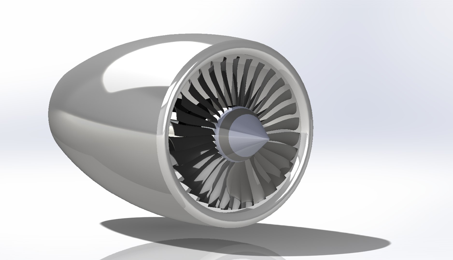 3D Solidworks Jet Engine - TurboSquid 1633383