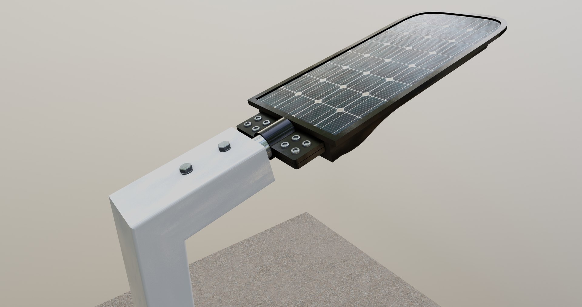5 Meter Box Profile Lighting Pole 3D Model - TurboSquid 2063946