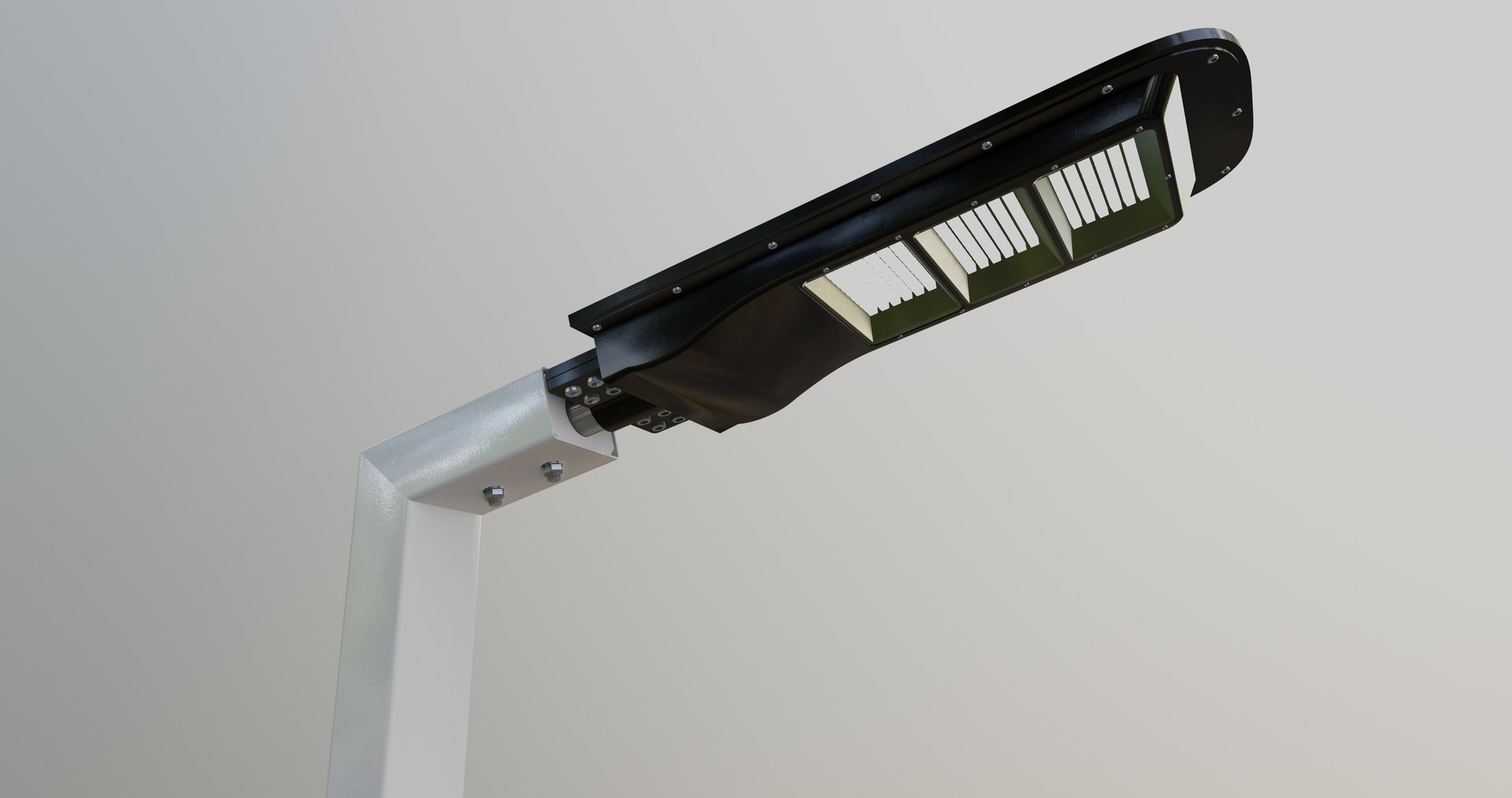 5 Meter Box Profile Lighting Pole 3D Model - TurboSquid 2063946