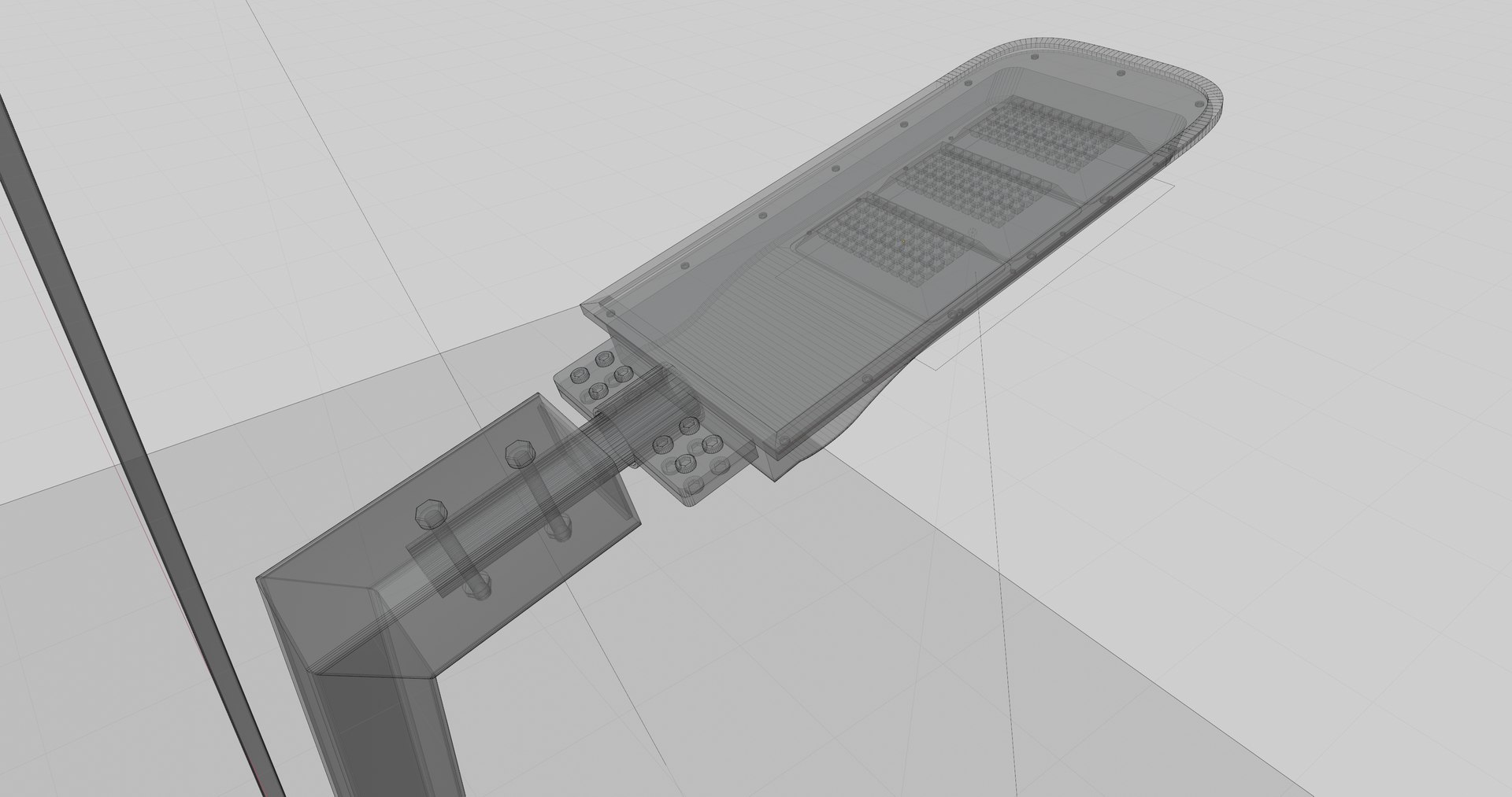 5 Meter Box Profile Lighting Pole 3D model - TurboSquid 2063946