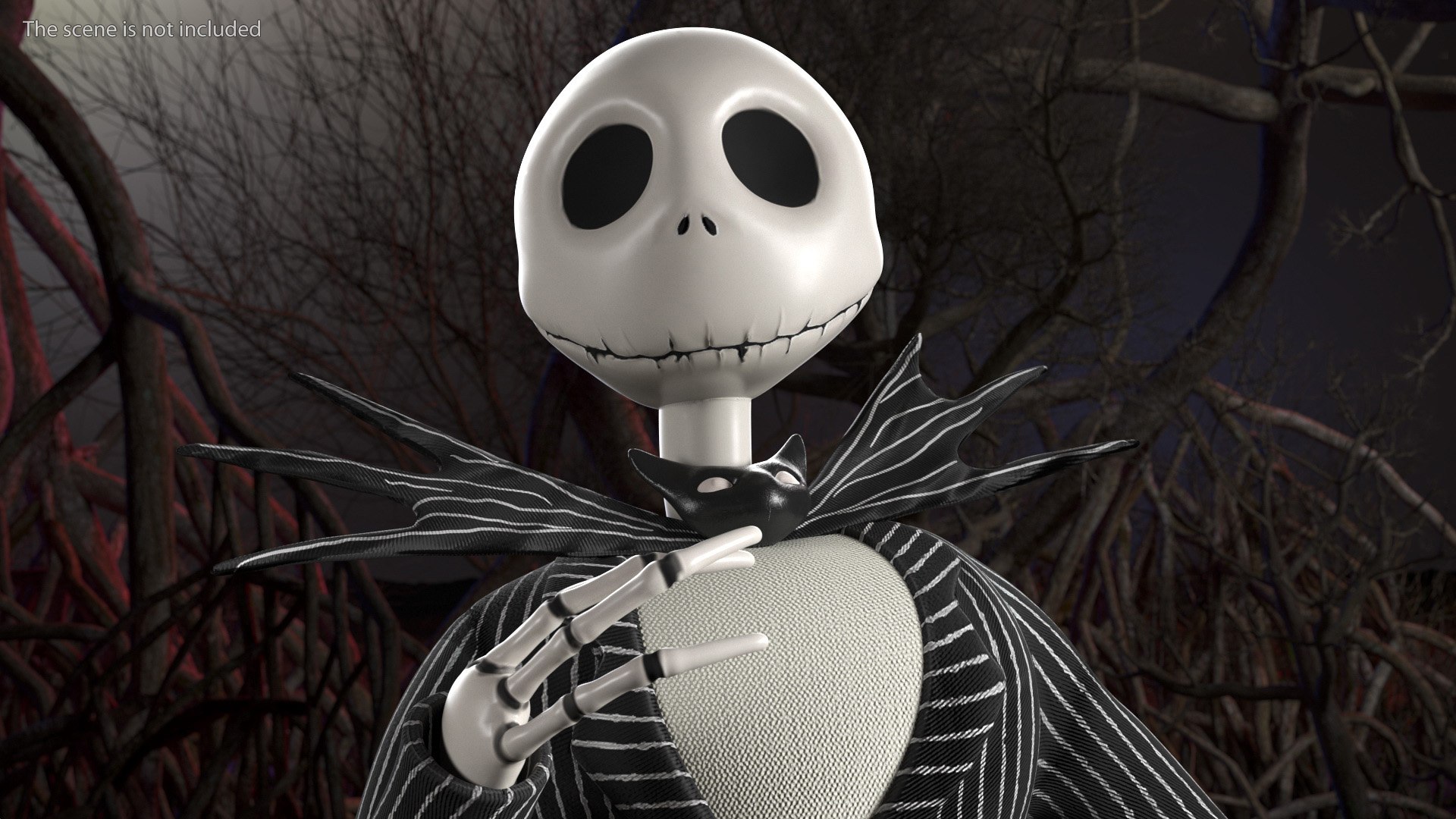 3D model Jack Skellington Character Rigged for Cinema 4D - TurboSquid ...