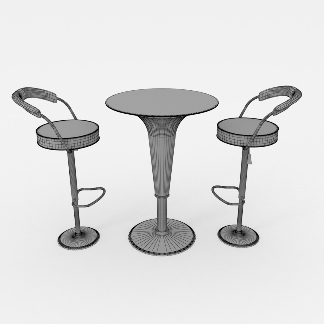 Cocktail Table 3d Model