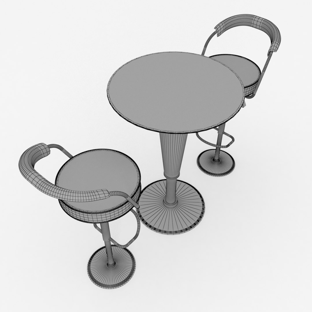 Cocktail Table 3d Model