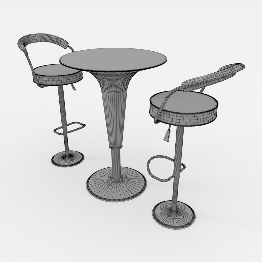 Cocktail Table 3d Model