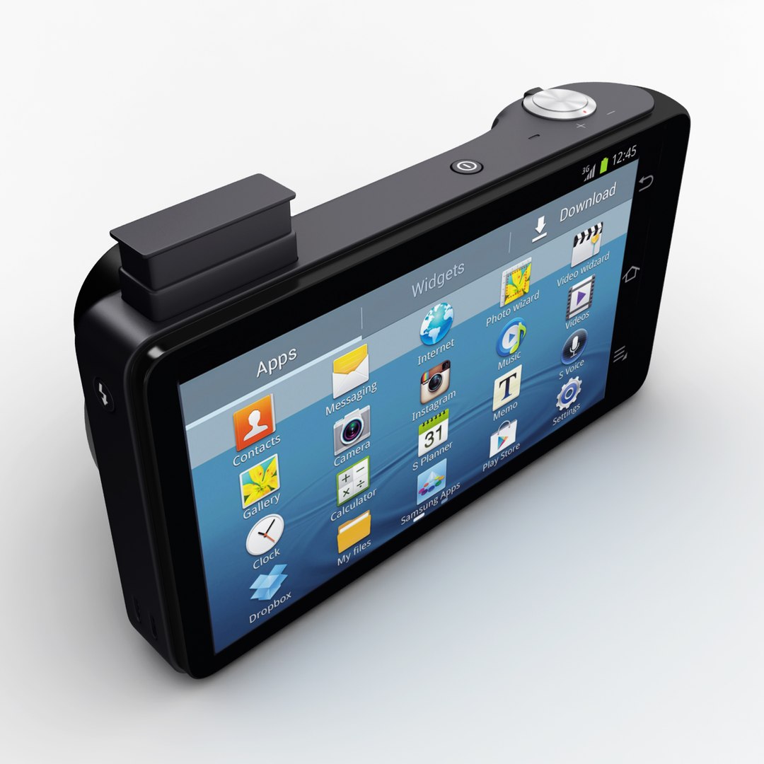 3d Samsung Galaxy Camera Model