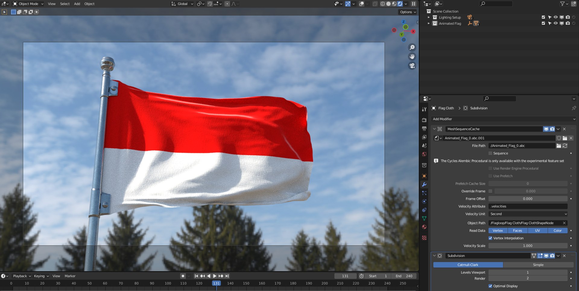 Free Flag Animation 3D Model - TurboSquid 1588608