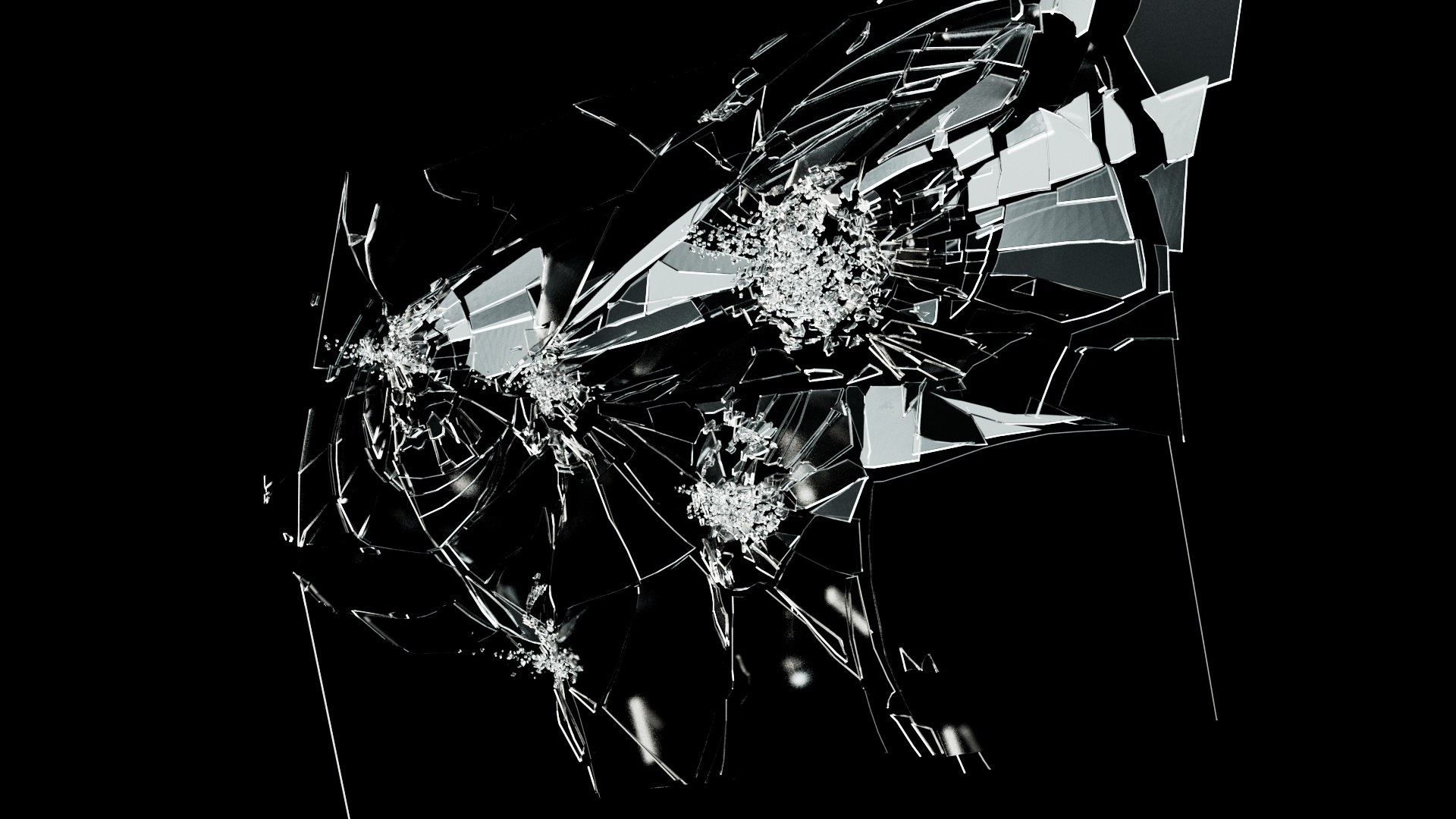 3D Realistic Glass Shatter - TurboSquid 2278654