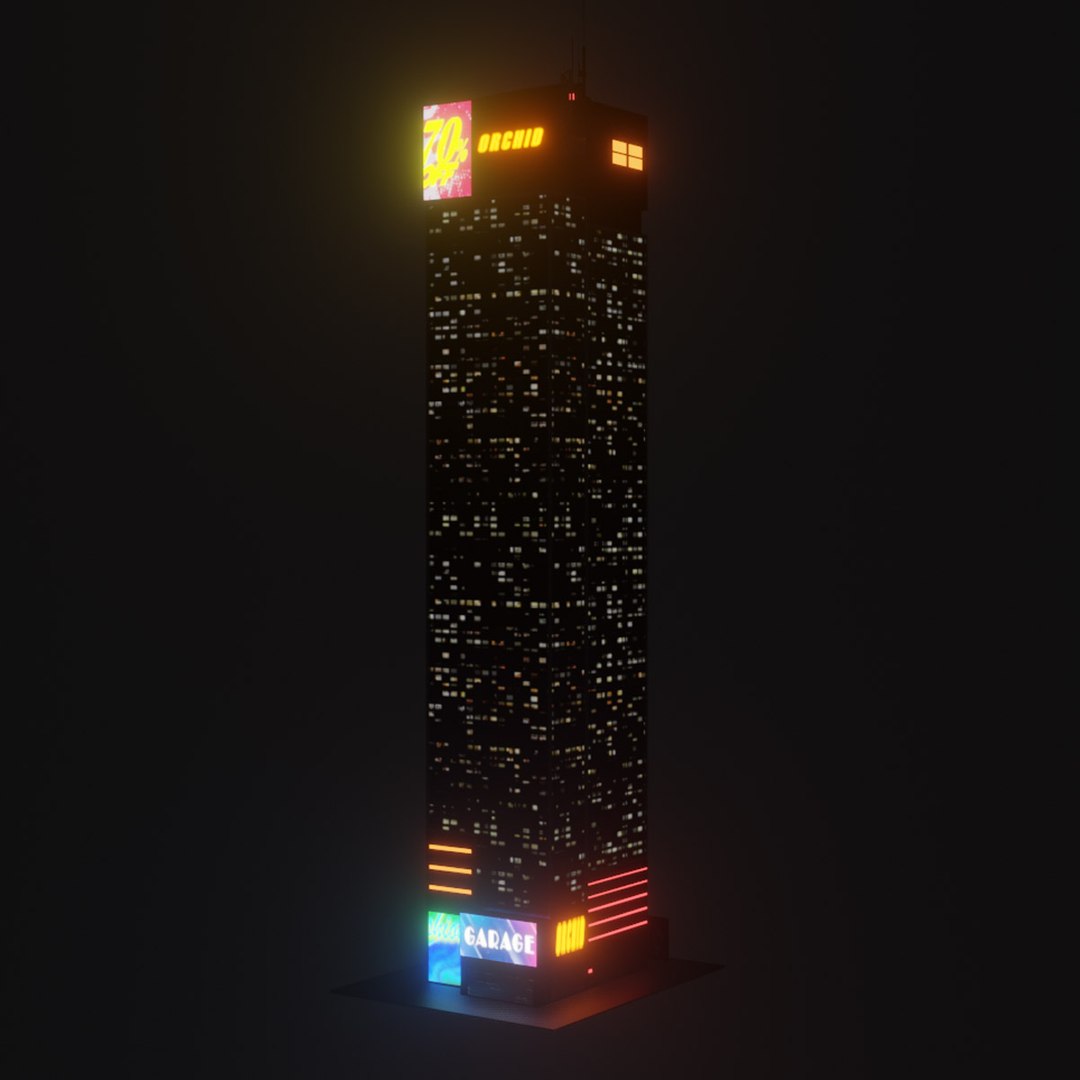 Cyberpunk 3D Model - TurboSquid 2137705