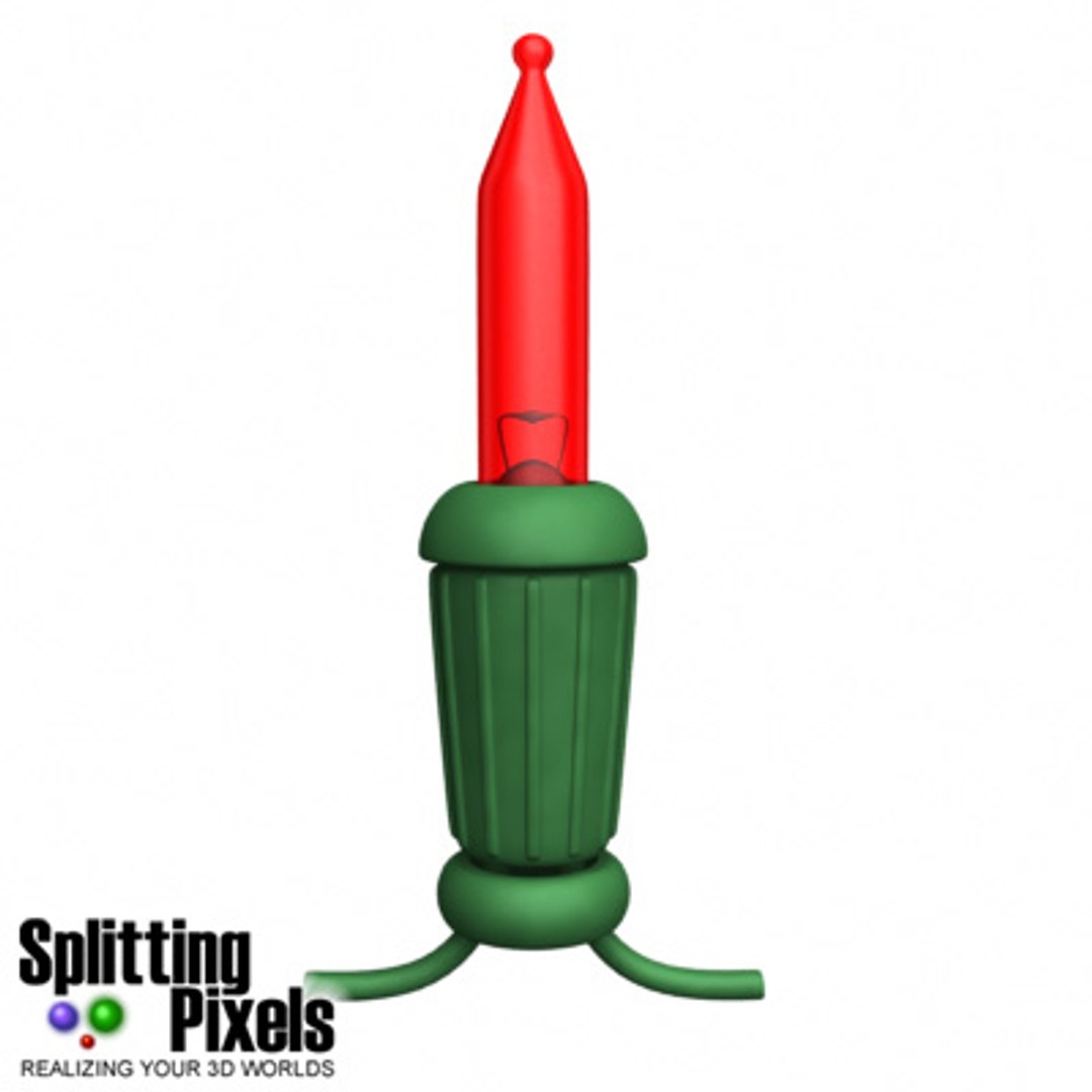 3d Model Christmas Lights