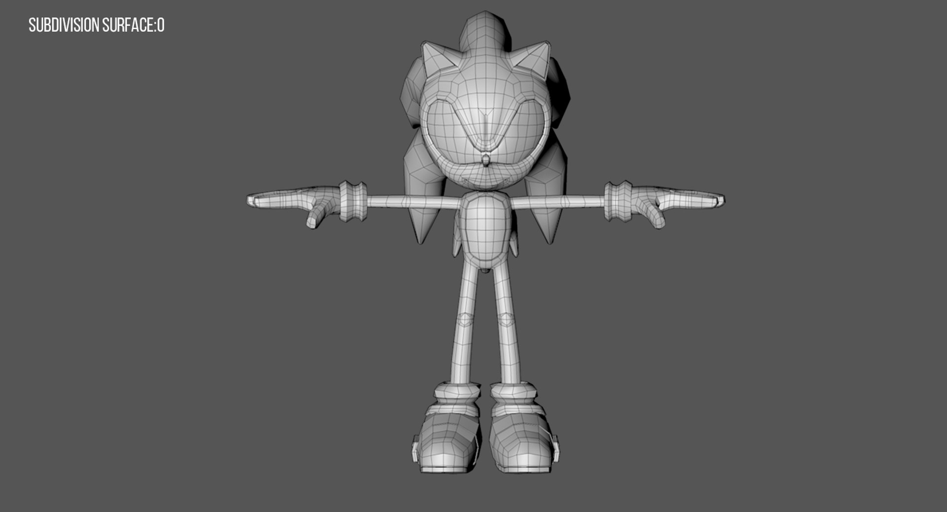 3D Sonic Sega Model - TurboSquid 1410620