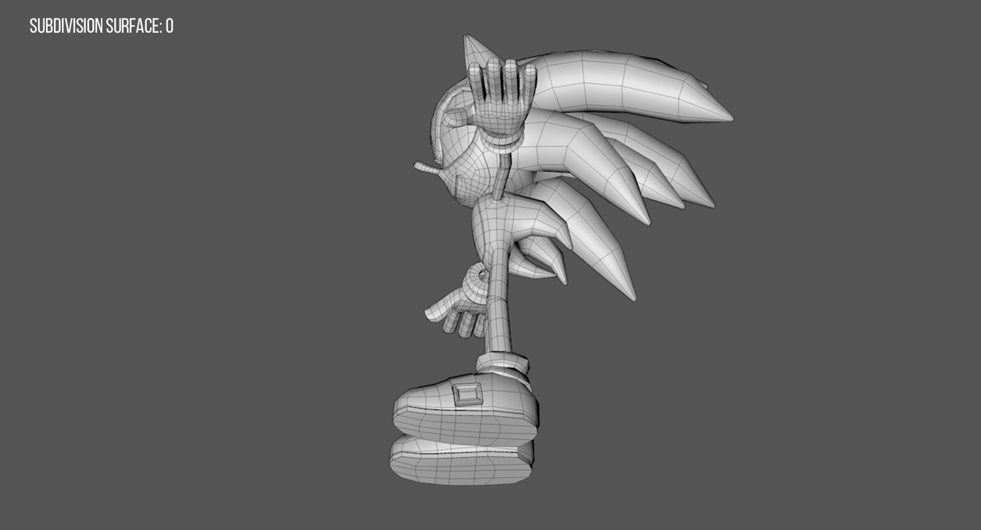 3D Sonic Sega Model - TurboSquid 1410620