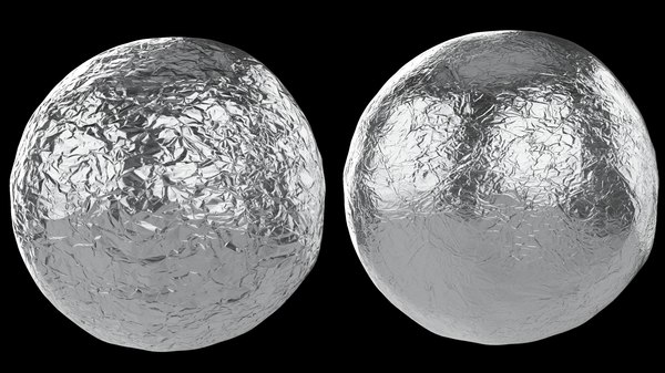 Foil scanned realistic 3D model - TurboSquid 1673417
