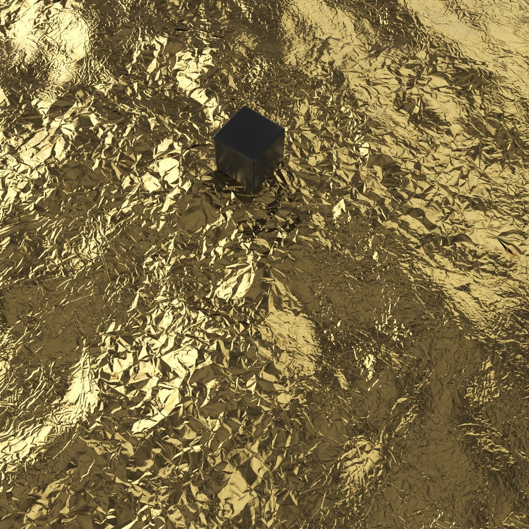 Foil Scanned Realistic 3D Model - TurboSquid 1673417