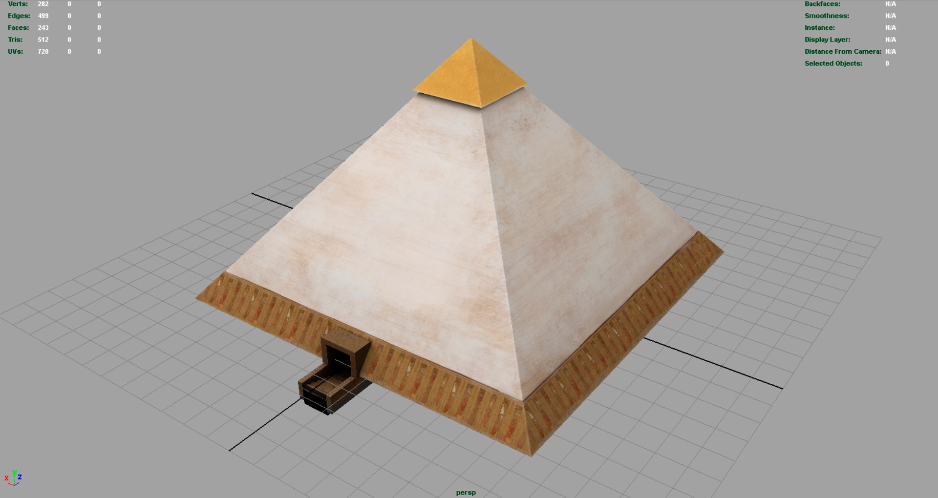 3D Egyptian Pyramid Model - TurboSquid 1368145