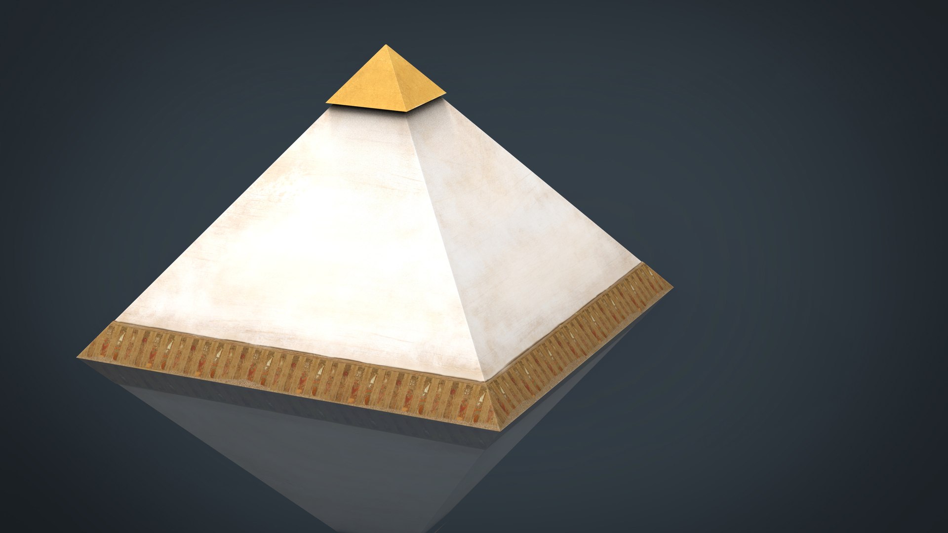 3D Egyptian Pyramid Model - TurboSquid 1368145