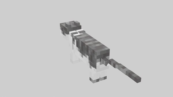 modelo 3d gato minecraft - TurboSquid 1977676