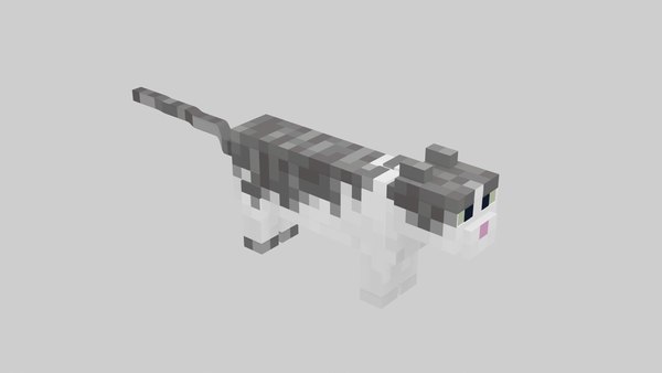 Minecraft Cat 3D 모델 - TurboSquid 1977676