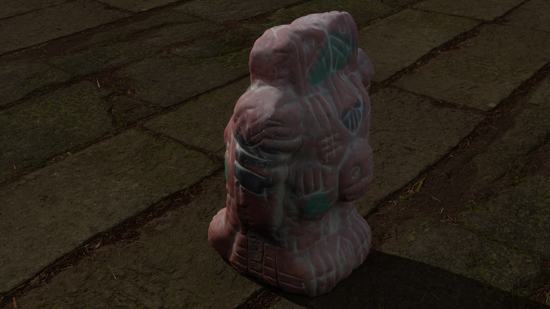 3D artesania mexicana cuatlicue barro model - TurboSquid 2119821