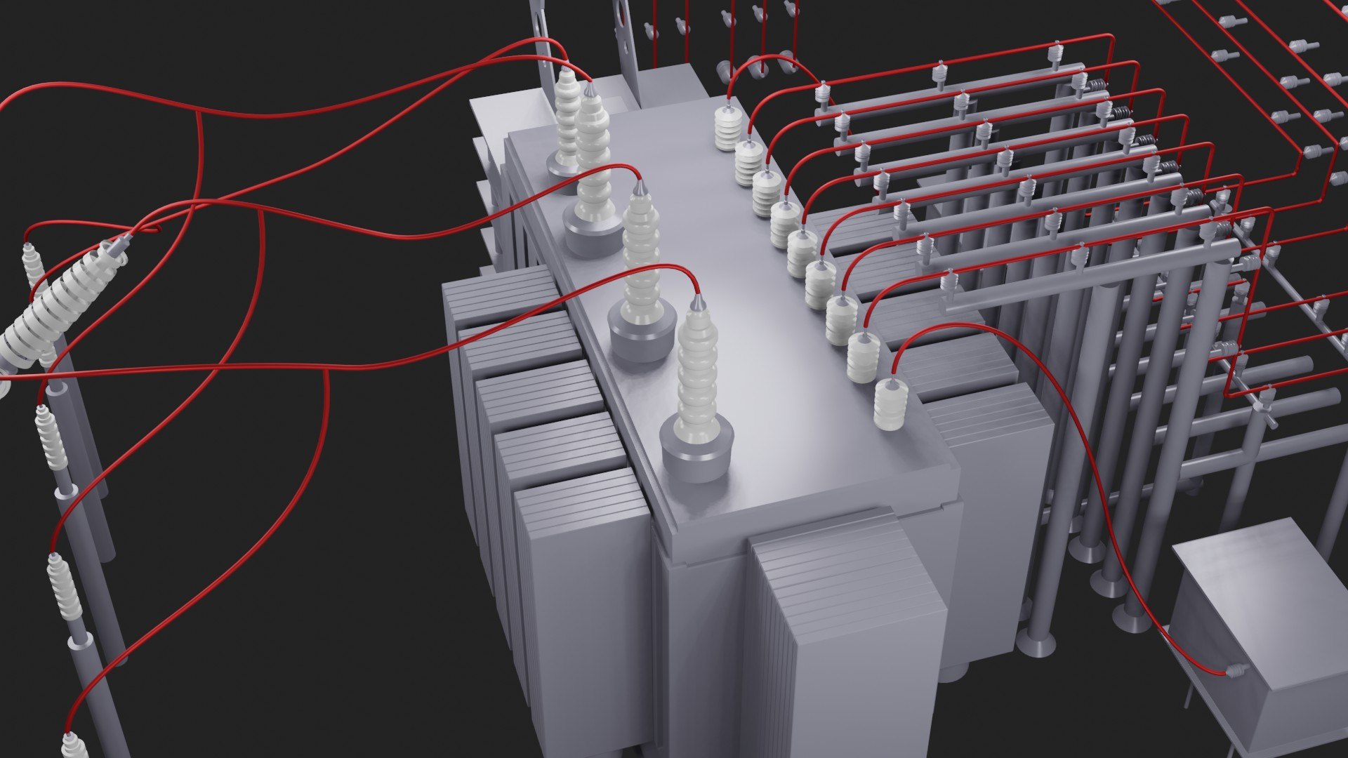 Electrical Transformer 3D Model - TurboSquid 1781402