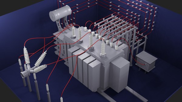 Electrical Transformer 3D model - TurboSquid 1781402