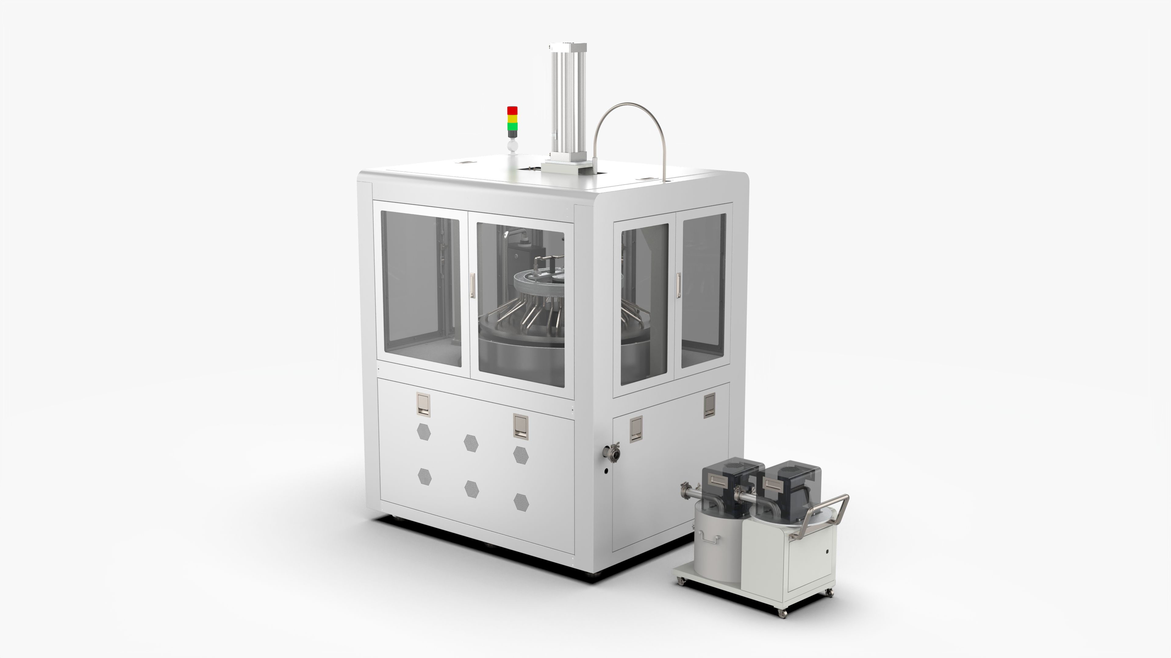 Automatic High Precision Glass Polishing Machine 3D - TurboSquid 2010283