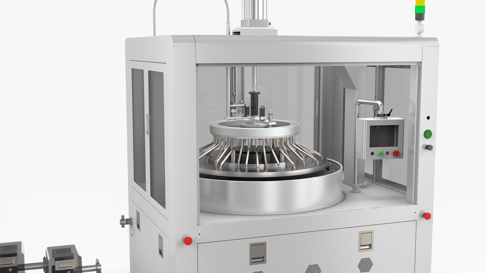 Automatic High Precision Glass Polishing Machine 3D - TurboSquid 2010283
