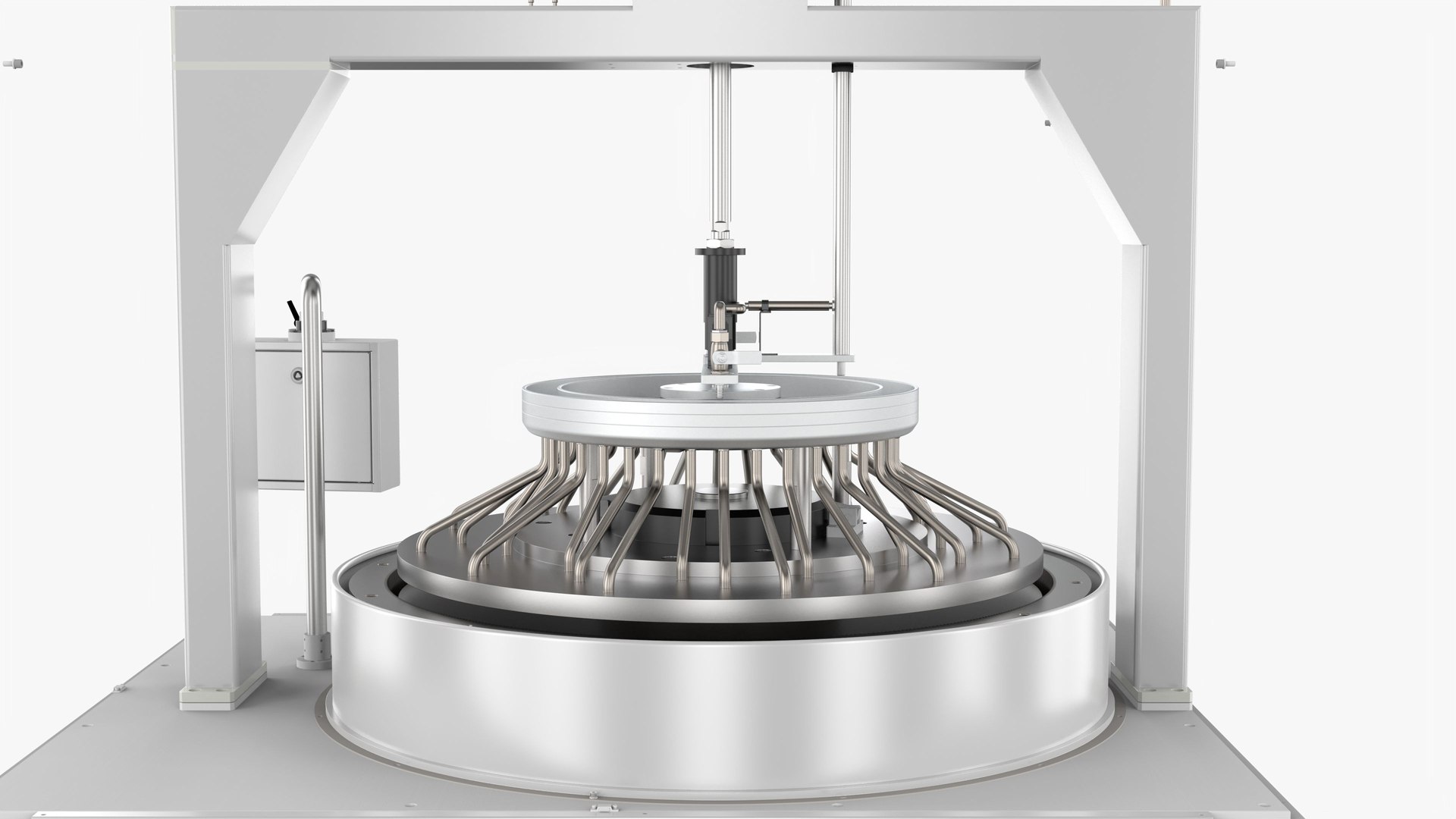 Automatic High Precision Glass Polishing Machine 3D - TurboSquid 2010283