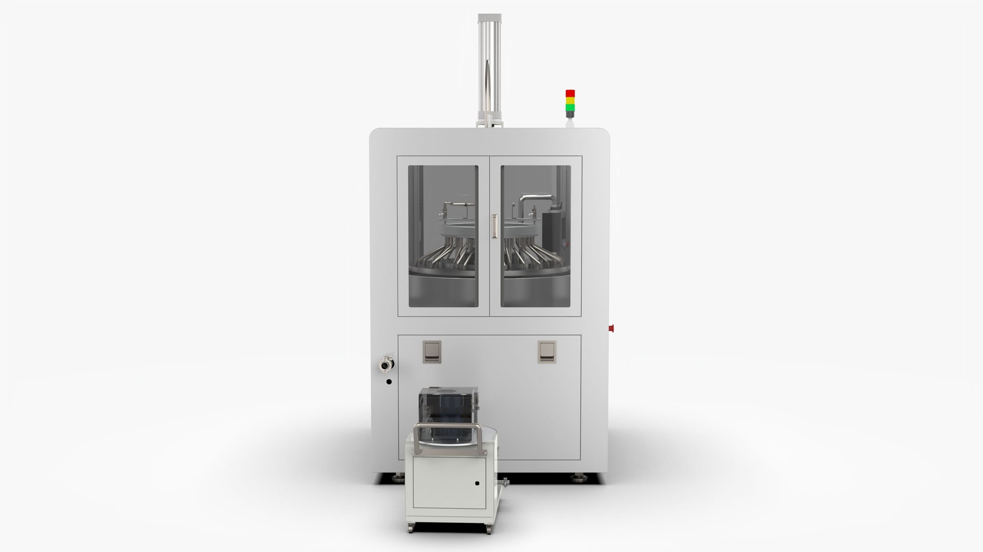 Automatic High Precision Glass Polishing Machine 3D - TurboSquid 2010283