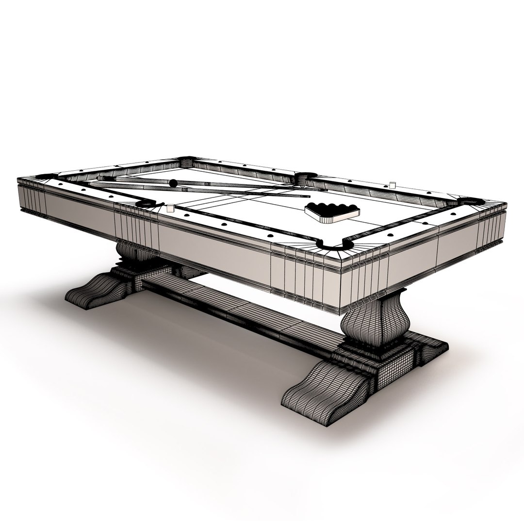 3D Pool Table - TurboSquid 1442758