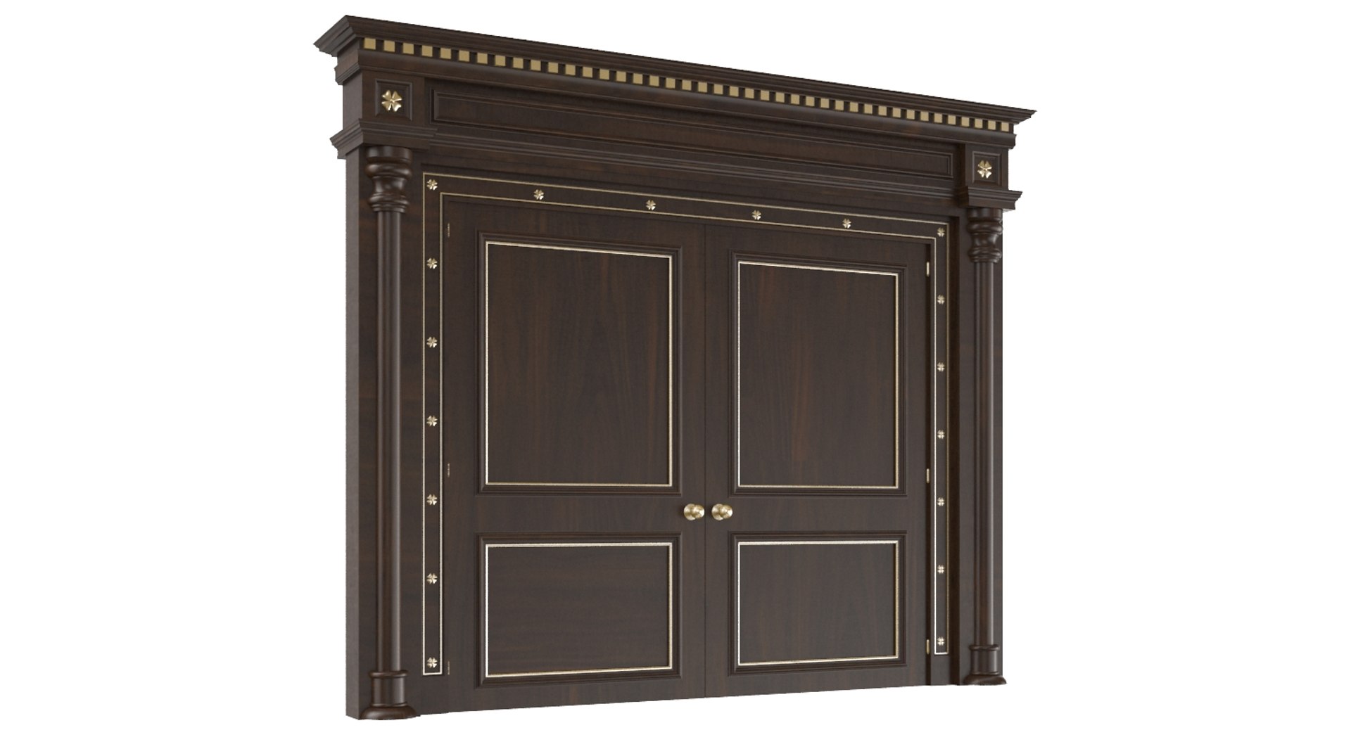 Real Classic Door Model - TurboSquid 1368780