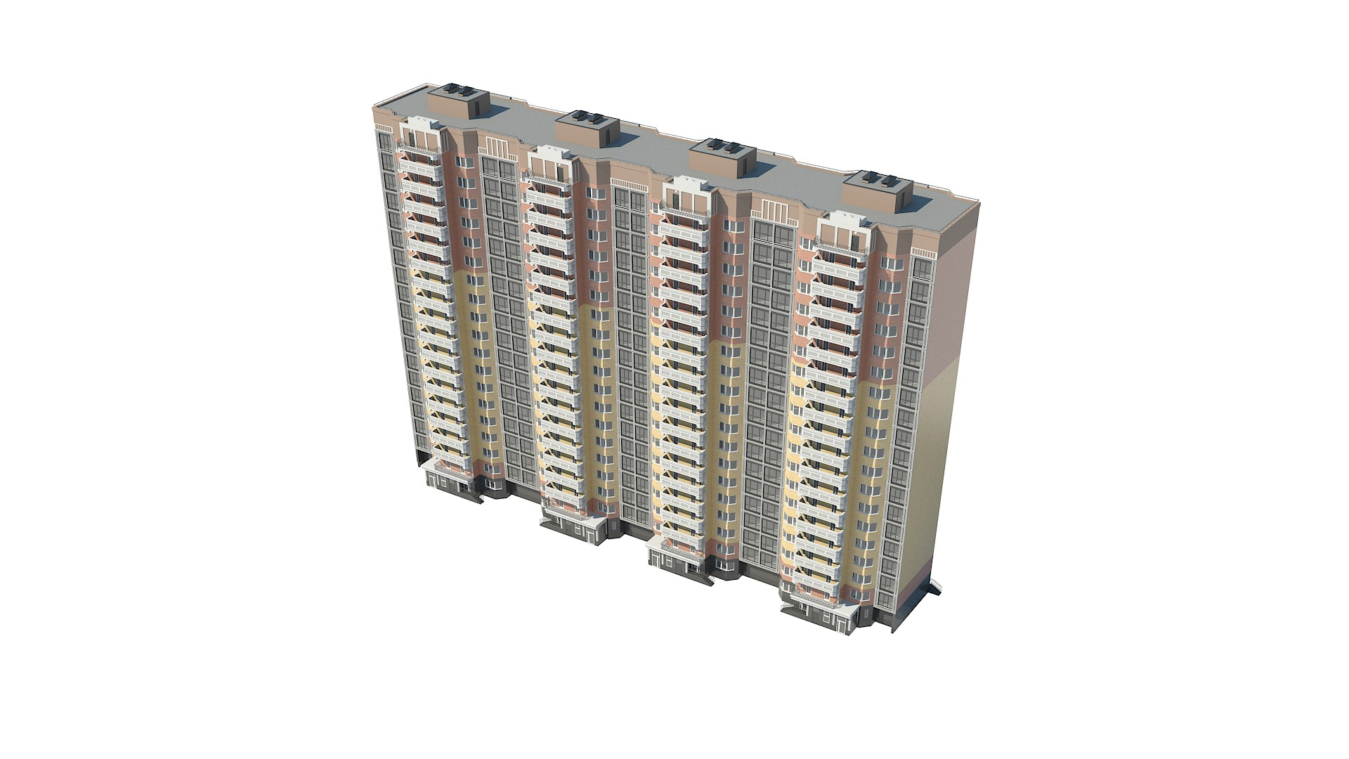 3D Civil Building Model - TurboSquid 1692157