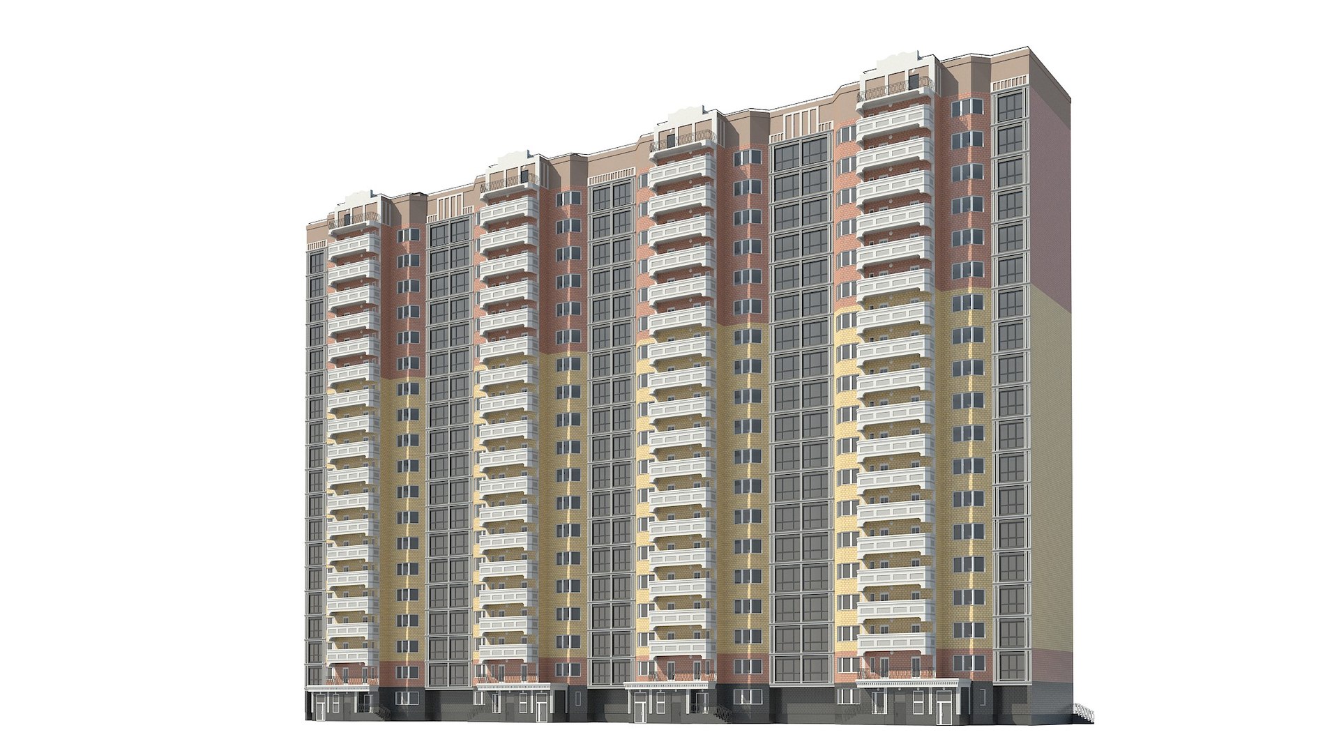 3D Civil Building Model - TurboSquid 1692157