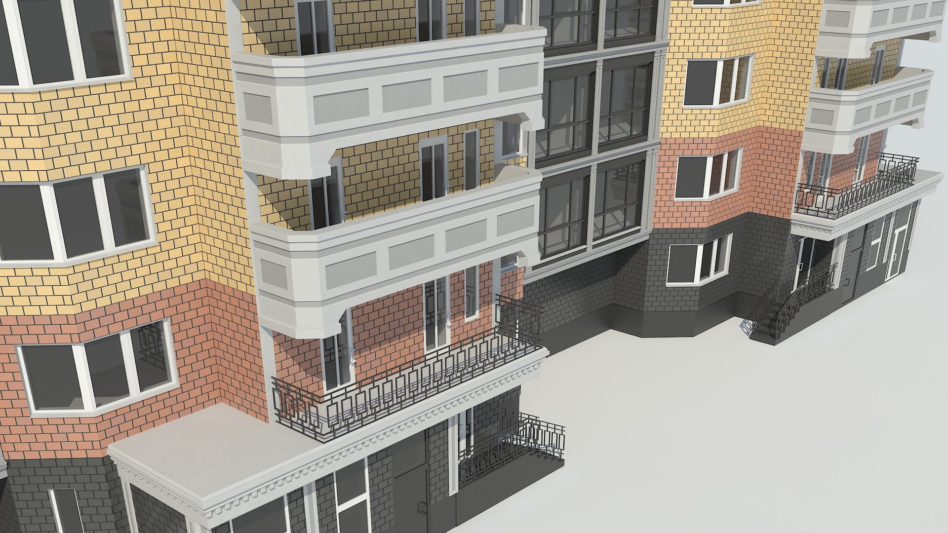 3D Civil Building Model - TurboSquid 1692157