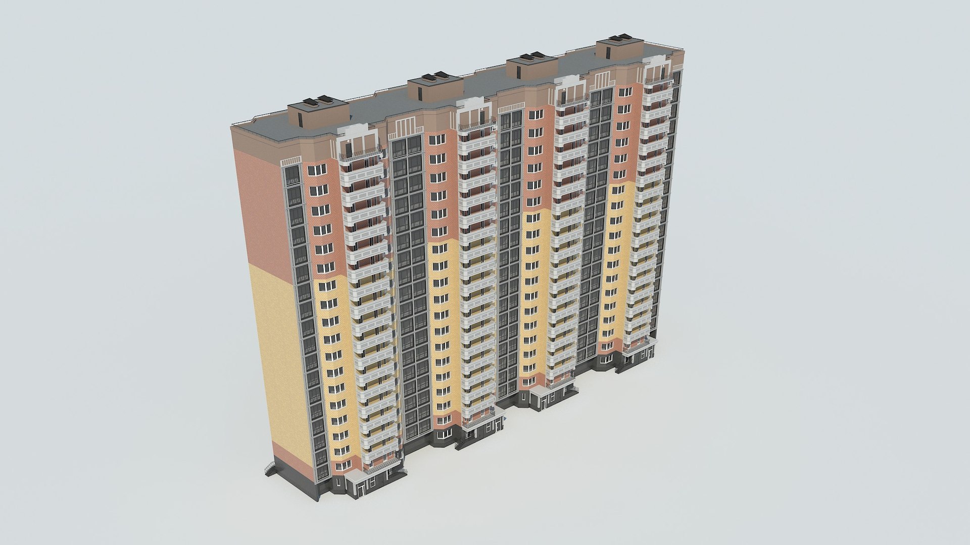 3D Civil Building Model - TurboSquid 1692157