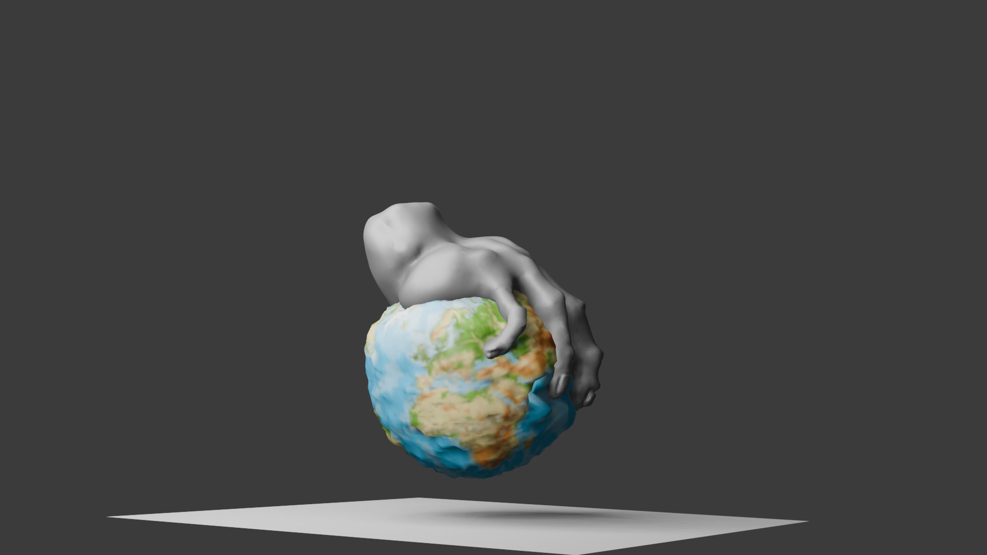 3D Hand Statue - TurboSquid 2276488