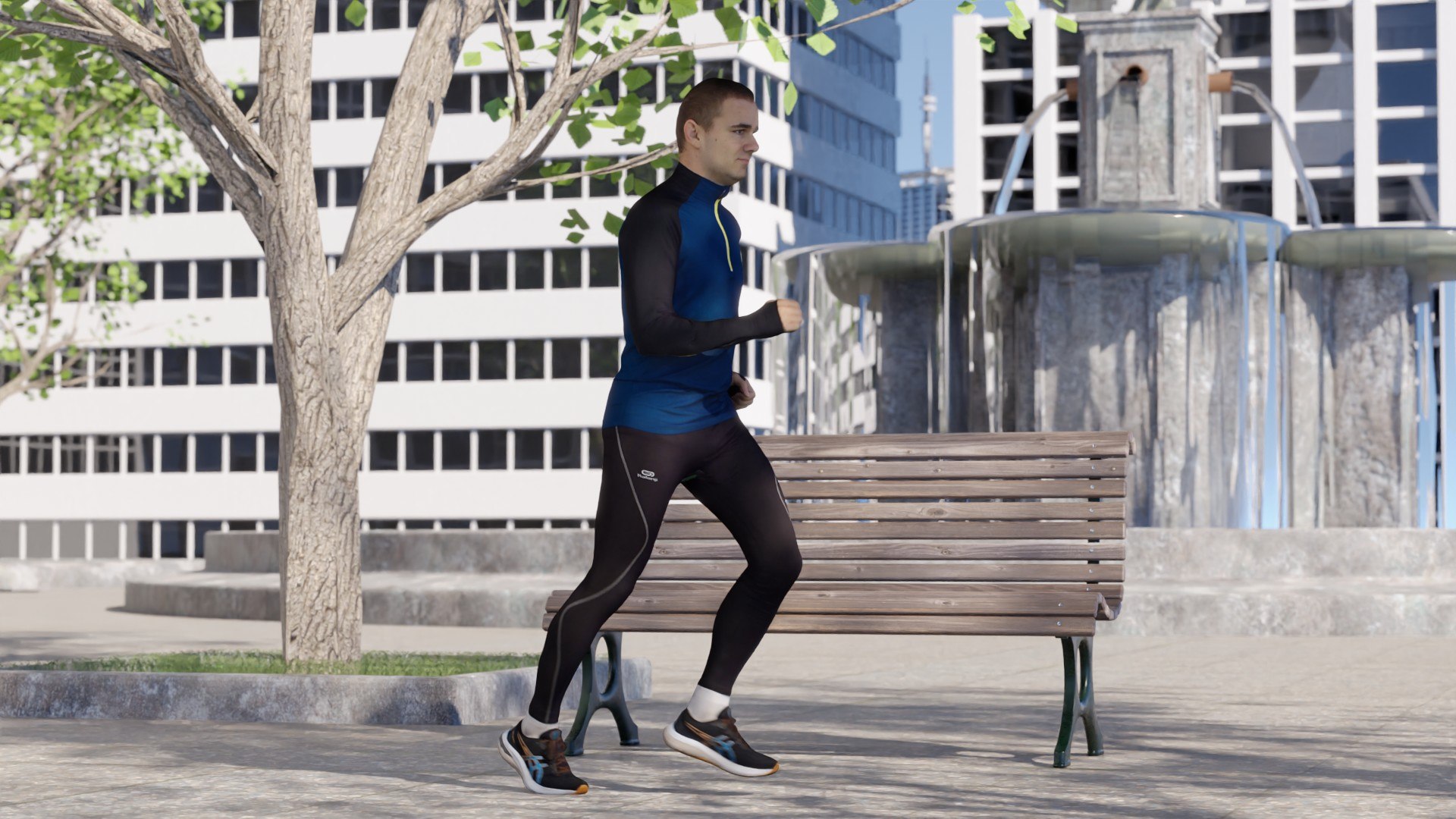 3D Man Running Sport 2 - TurboSquid 2114653