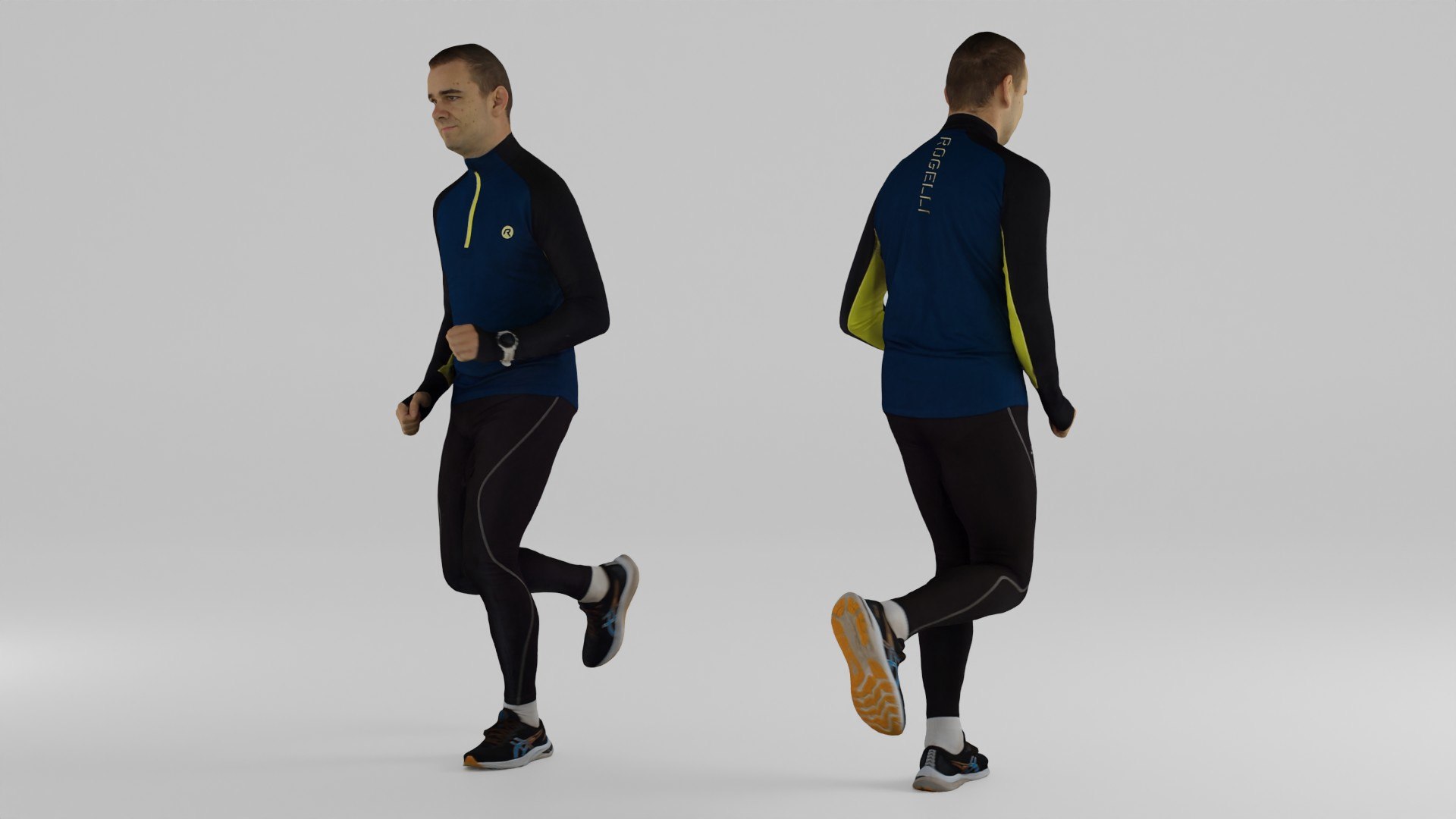 3D Man Running Sport 2 - TurboSquid 2114653